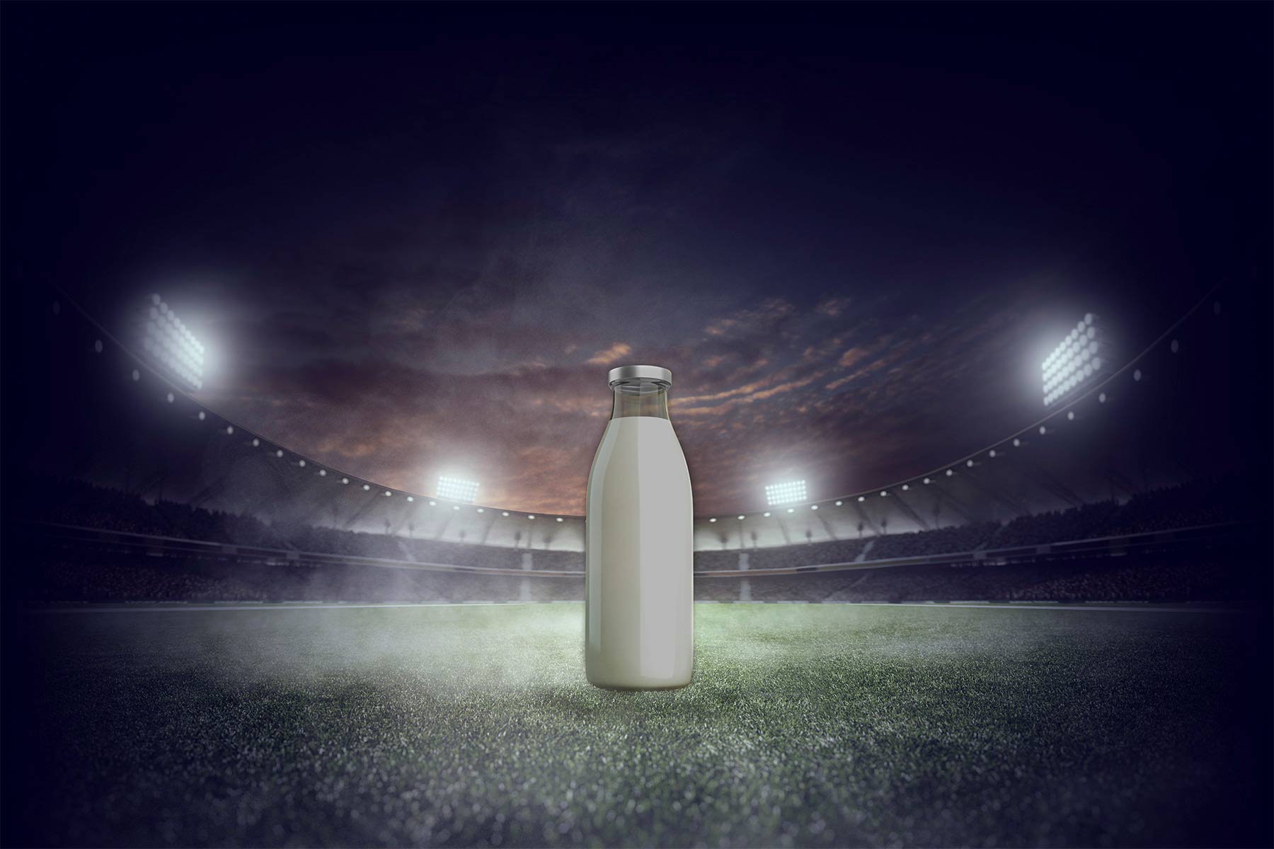 The gold medal of sports drinks goes to milk. - Got Milk