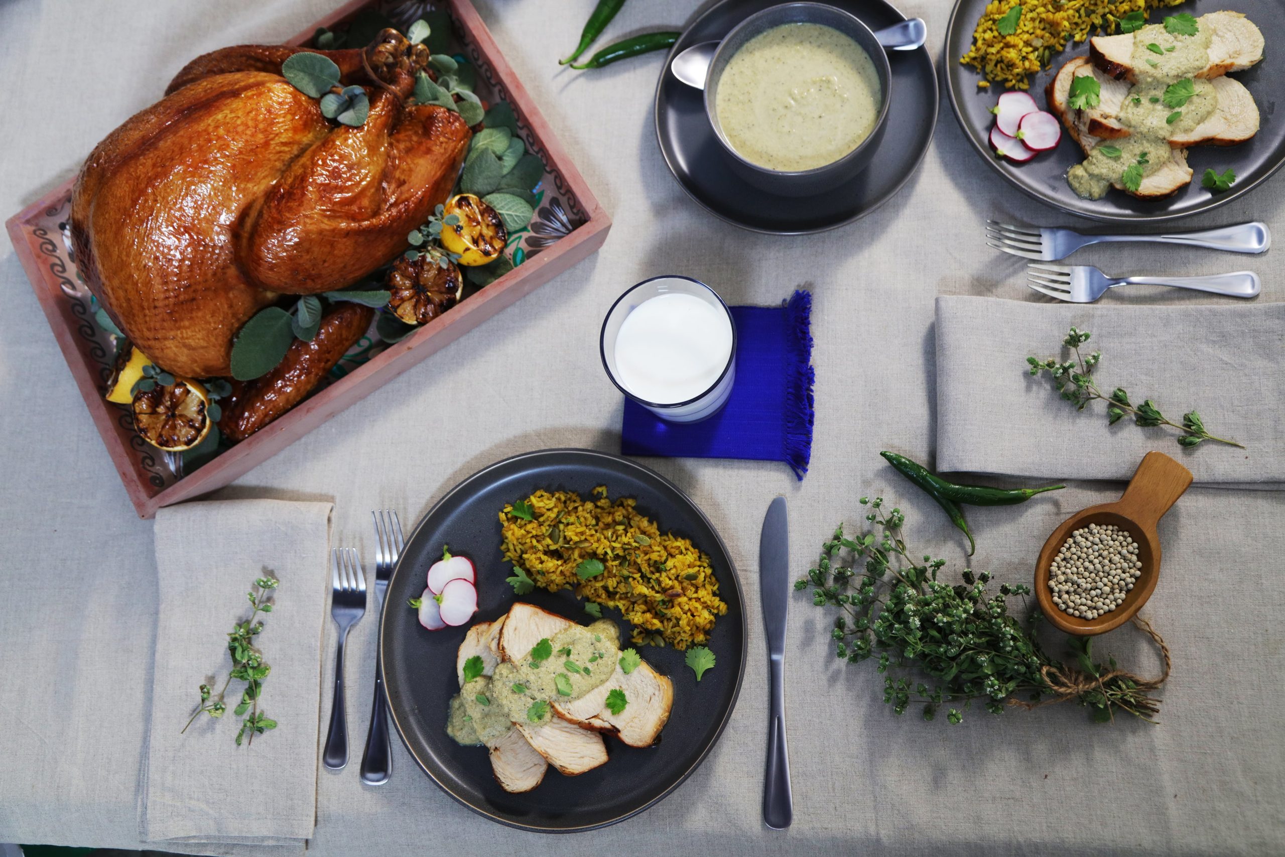 Turkey with Salsa Suiza - Got Milk